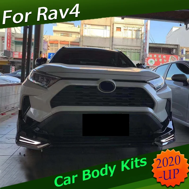 For Toyota Rav4 Body Kit 2019 2020 Front And Rear Bumpers For New Rav4 ...