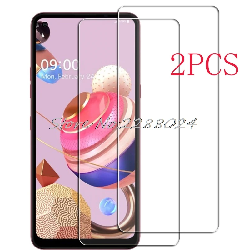 2PCSสำหรับLG K51S LMK510EMW, LM K510EMW, LM K510กระจกนิรภัยป้องกันบนLGK51Sหน้าจอป้องกันฟิล์ม ...