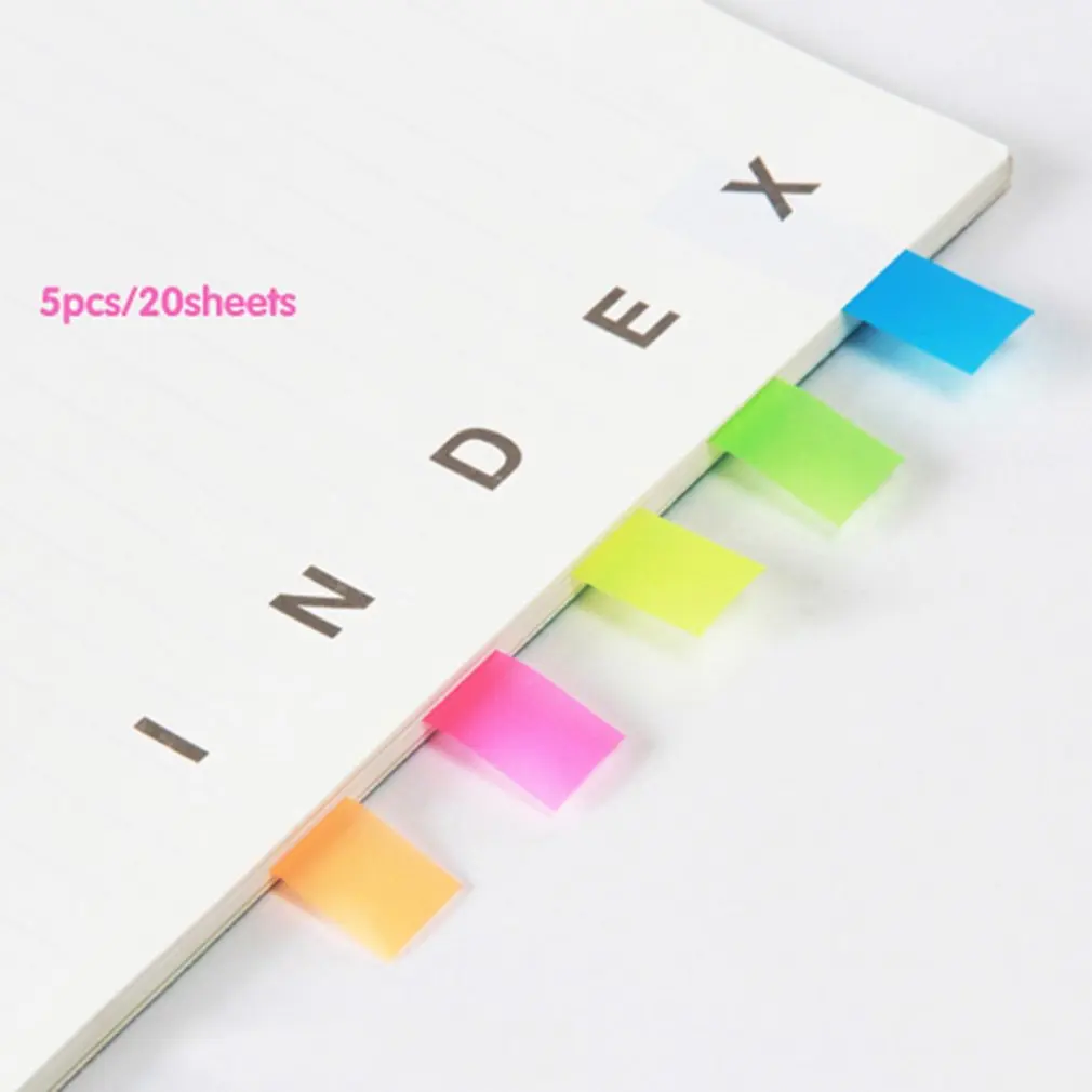 Deli 9060 бумага для заметок s 1 упаковка 5 цветов* 20 листов Стикеры ...