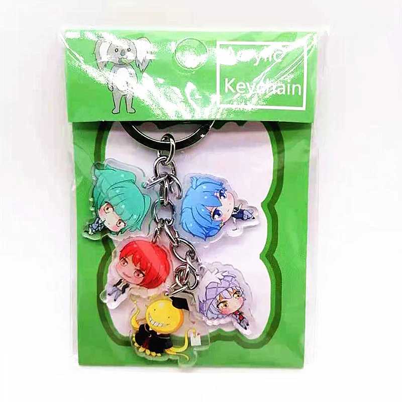 Anime Acrylic Keychain Assassination Classroom Two Side Print Car Key ...