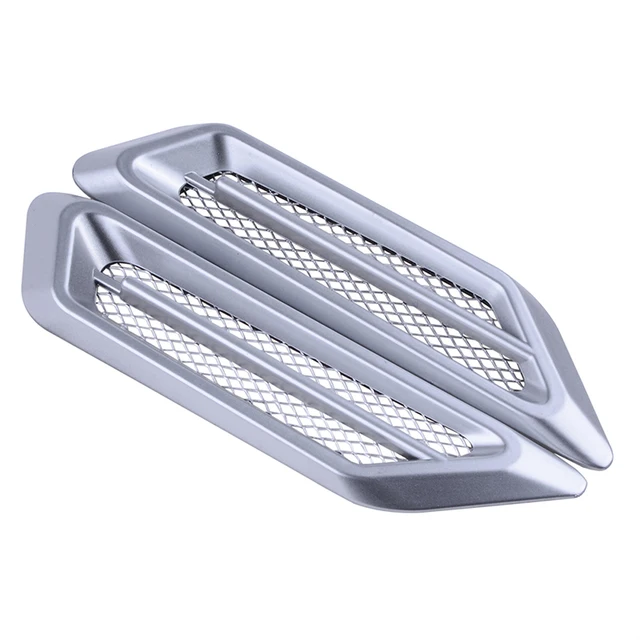 Car Exterior Air Intake Flow Side Fender Vent Wing Cover Trim Tuning ...