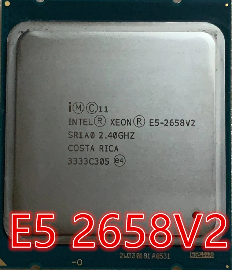 Intel E5-2658v2 10 Cores And 20 Threads 2.4g 95w 2011 E5 2658 V2 - Cpus ...