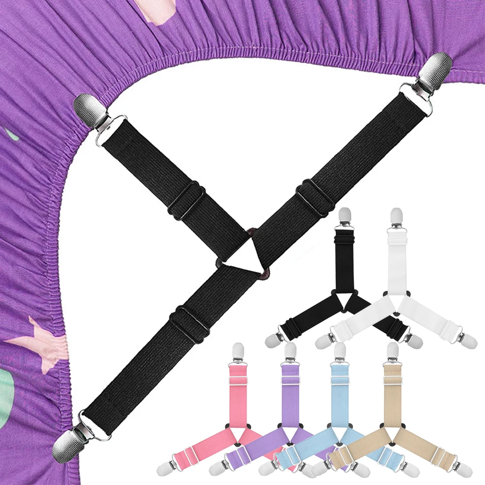 Bed-Sheet-Clip-Holder-Triangle-Bed-Sheet-Elastic-Mattress-Fastener ...