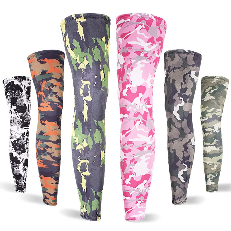 Cycling-Leg-Sleeve-Camouflage-Camping-Race-gaiter-Leg-Cover-Basketball ...