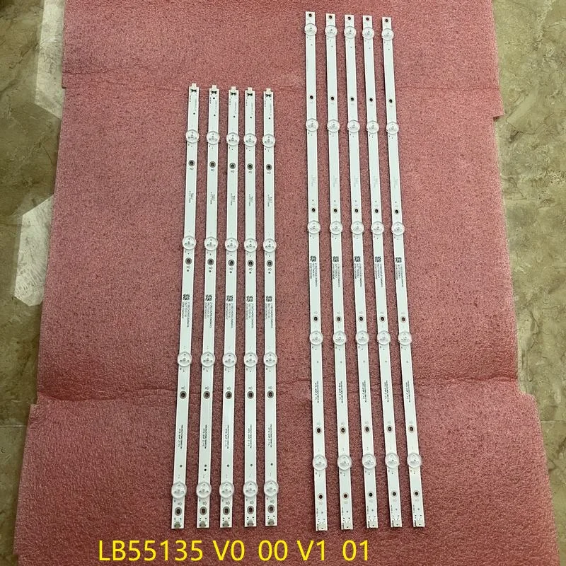 Kit 10pcs Led Backlight Bar For Insignia Ns-55df710na19 Tpt550u2-d072.l ...