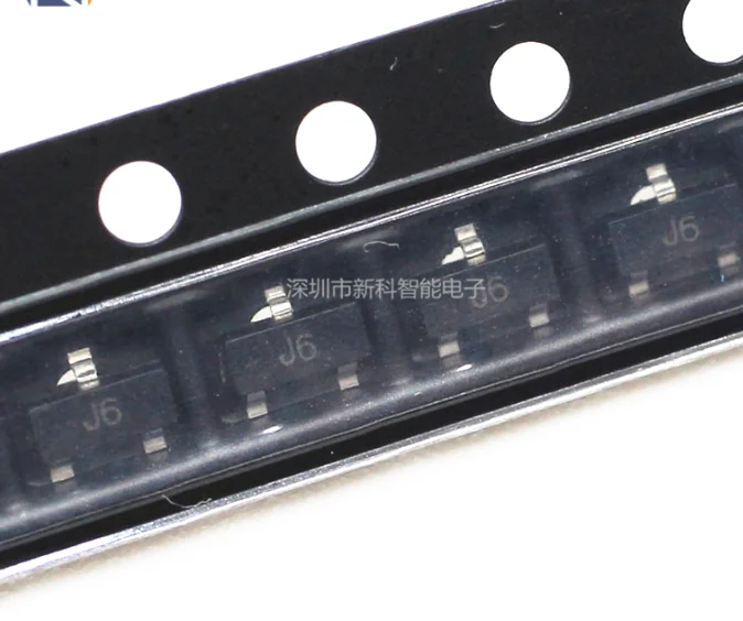 Mxy triodo SMD S9014 J6 45V0.1/NPN SOT23 transistor (100 unids/lote ...