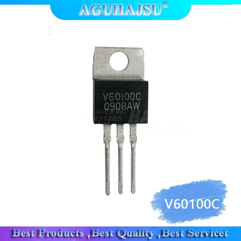 Diodes-Schottky-V60100C-brbr60100ct-TO220-TO-220-60A-100V-5-pi-ces ...