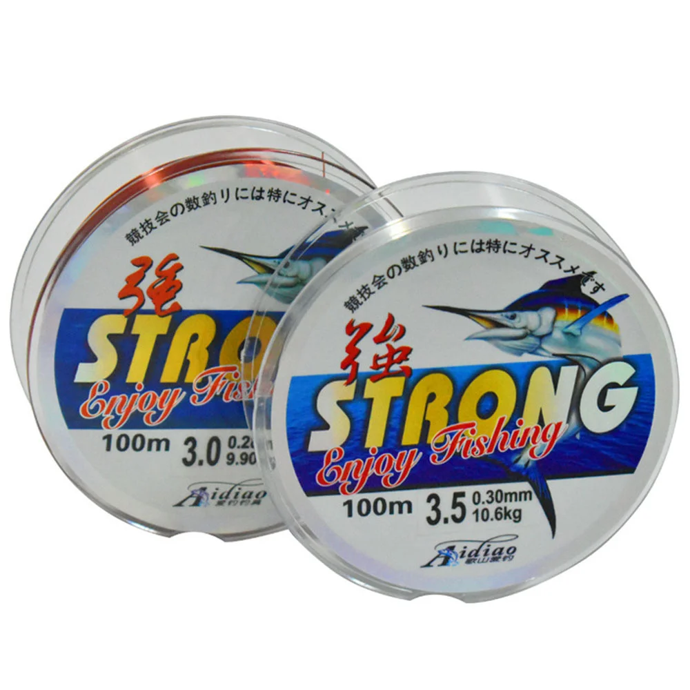 200m Fishing Line Super Strong Japanese 100% Nylon Transparent Not ...