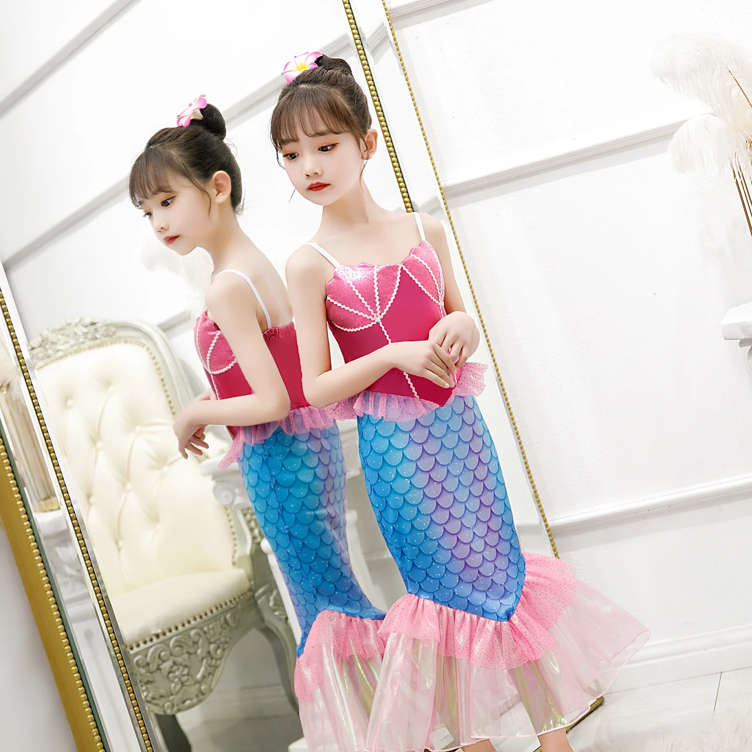 Kids Evil Mermaid Costume