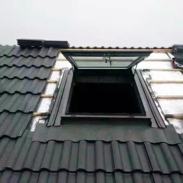 Friss Levegő Tető Üveg Ablak Dupla Üvegezés Tetőablakok Elektromos ...