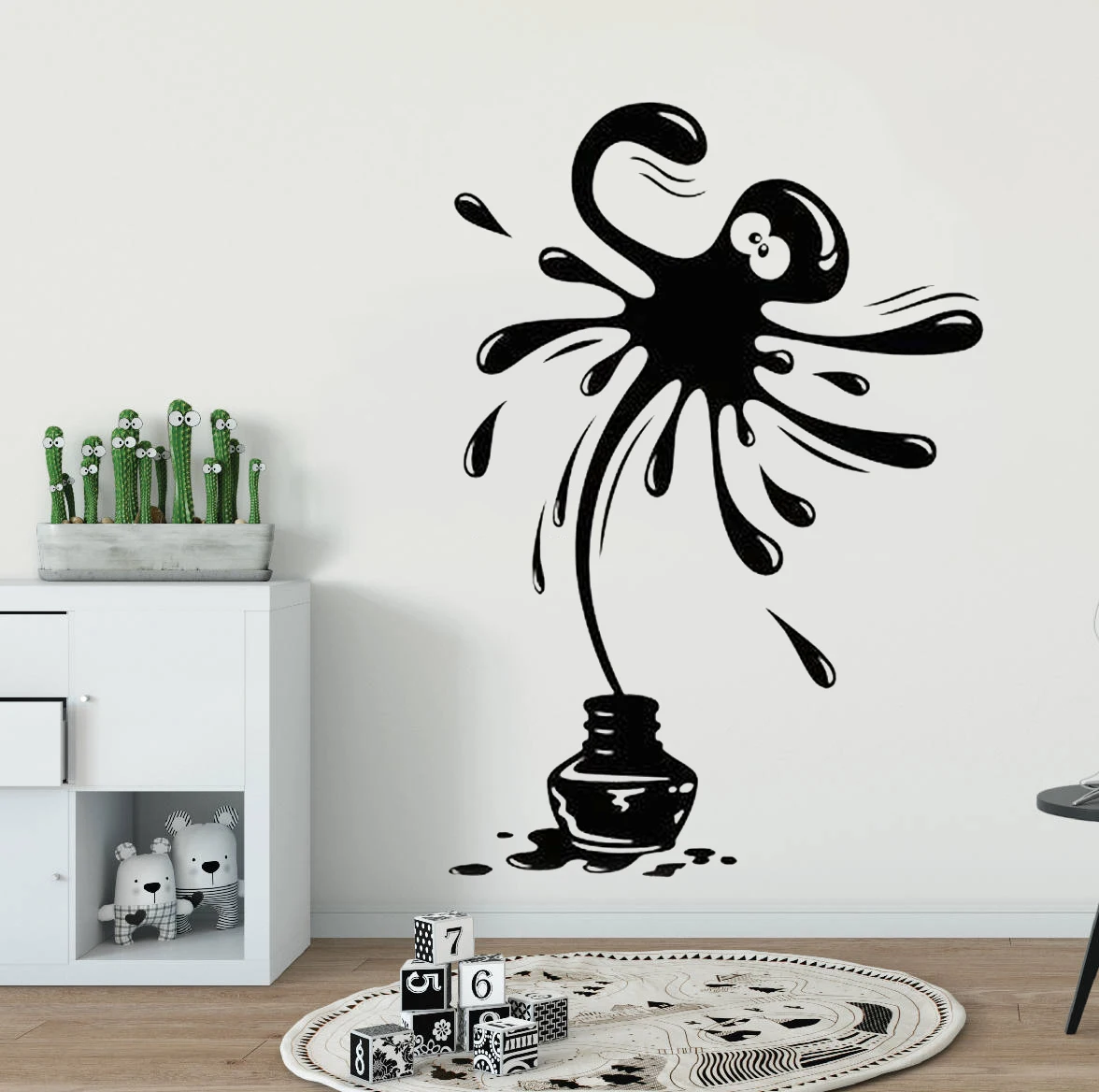 Ink-Blot-Vinyl-Wall-Decal-for-School-Classroom-Office-Room-Decor-wall ...