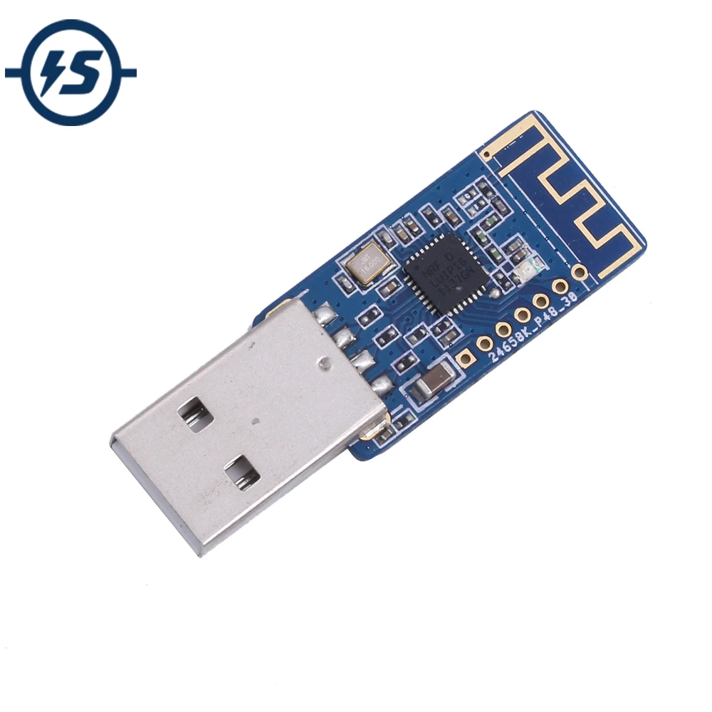 USB NRF24LU1 2.4GHz Wireless Transceiver Module 300 Meters Transmitter ...