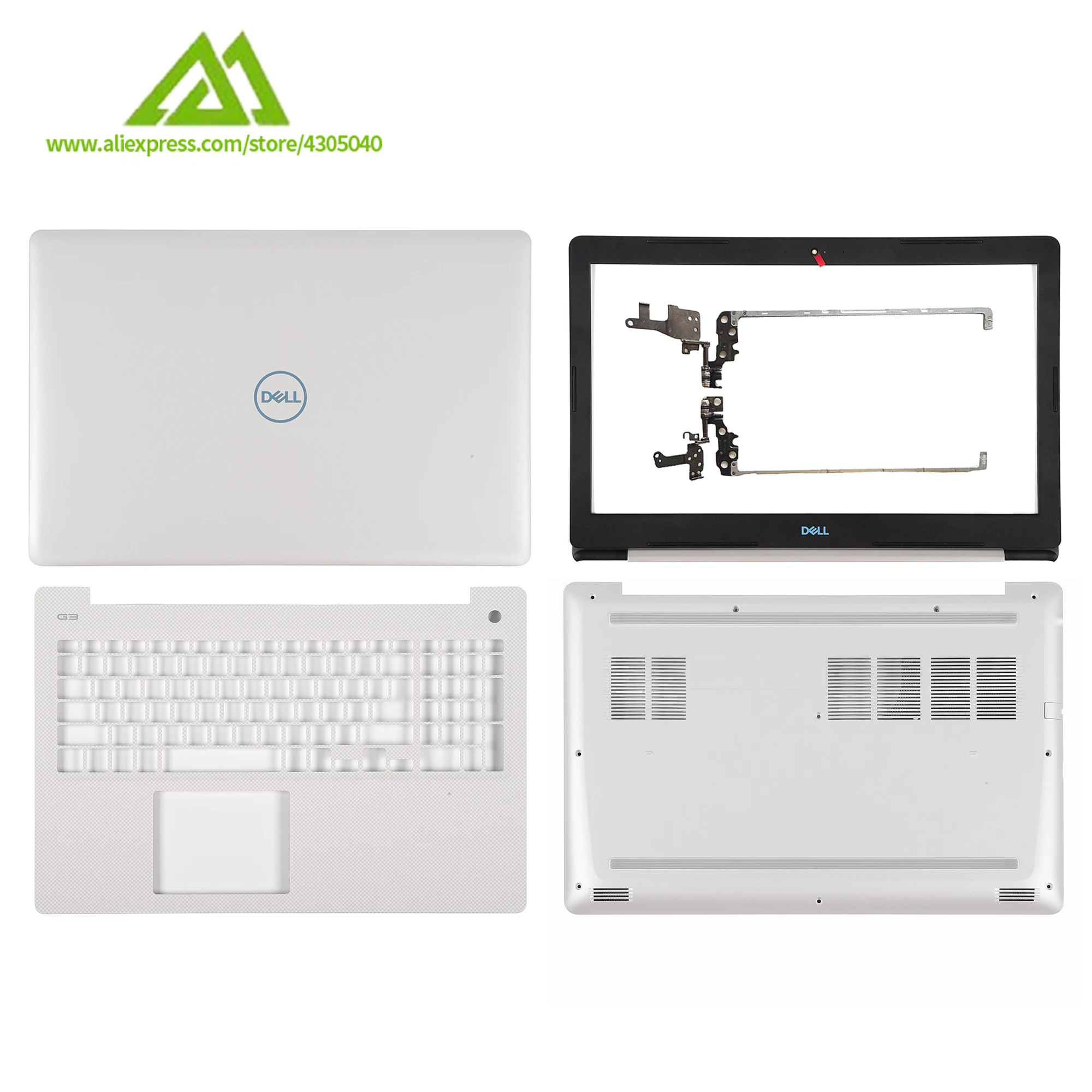 Original Nuevo LCD Back Cover/LCD Front Bezel/Palmrest/cubierta ...