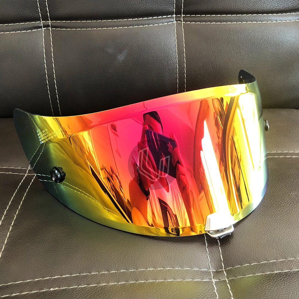 Gold Iridium รถจักรยานยนต์ Full Face Visor เลนส์สำหรับ HJC RPHA-11 RPHA ...