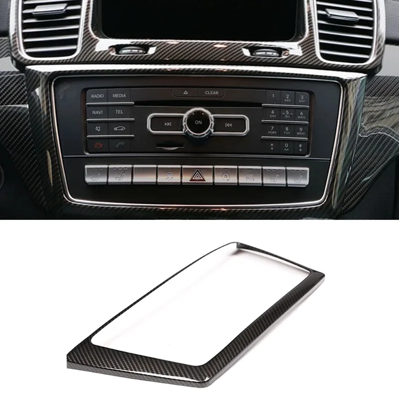 Car Center Console CD Panel Cover Decorative Frame for Mercedes-Benz ML ...