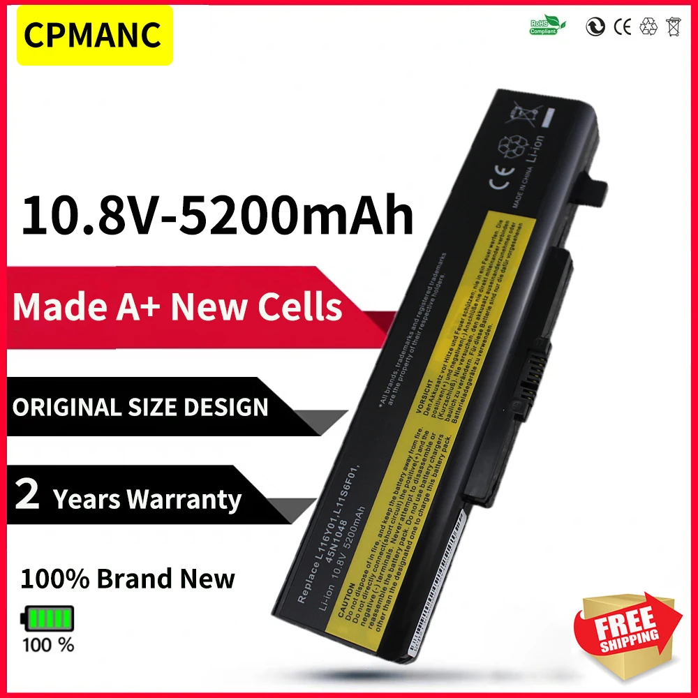 NEW-Laptop-Battery-For-Lenovo-G480-G485-G585-G580-Y480-Y580-Z380-Z480 ...