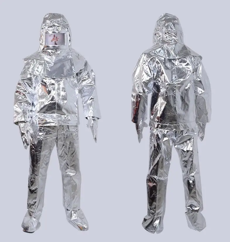 500℃ 932 ℉ Fire Fighting Clothing ,fireproof Apparel,thermal Radiation ...