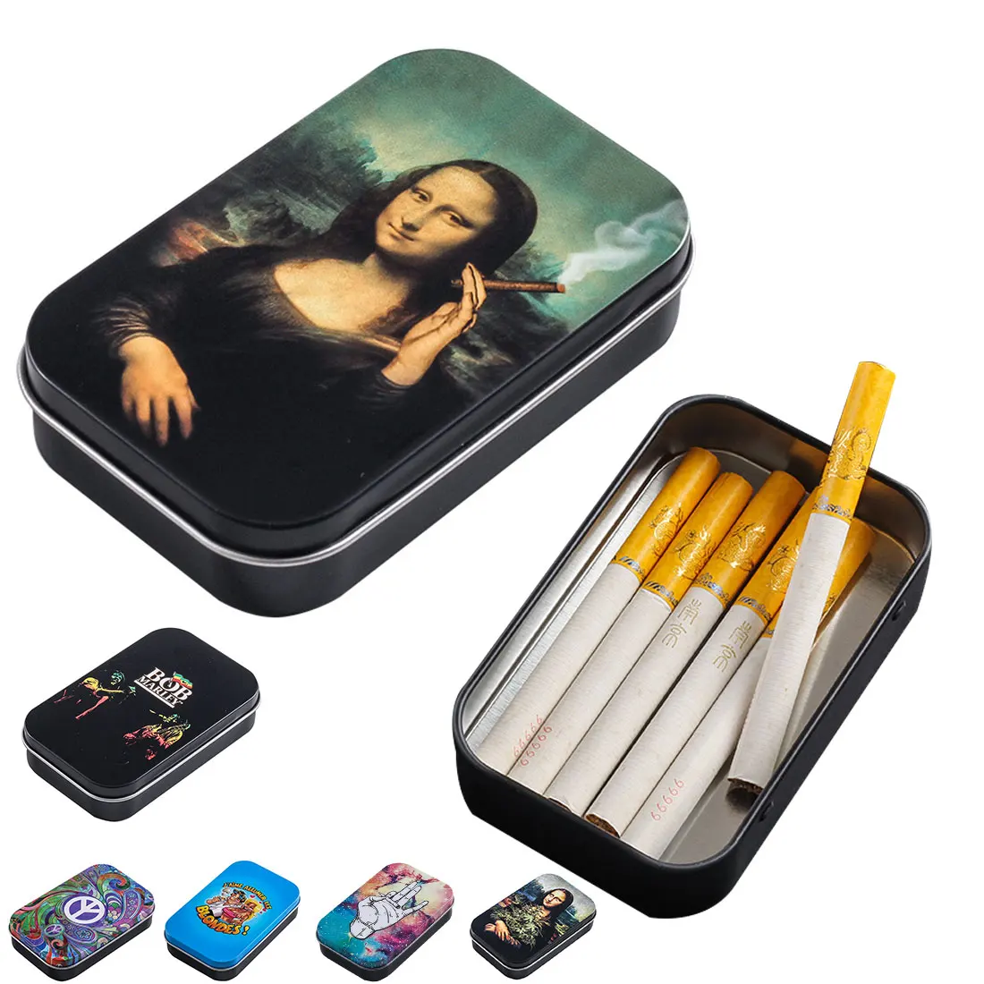 Articles fumeur,Mona Lisa bob – étui à Cigarettes,peut contenir 20 ...