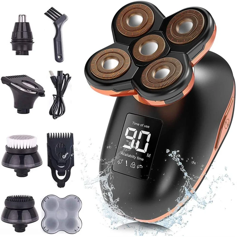 Marske 5d Floating Electric Shaver For Men 5 In 1 Shavers Bald Men ...