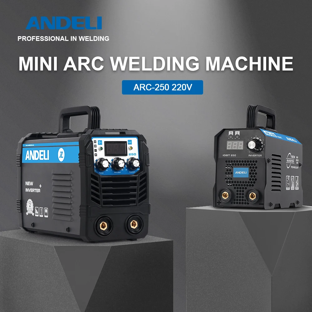 ANDELI 220V Portable Mini ARC Welding Machine ARC 250 IGBT DC Inverter ...