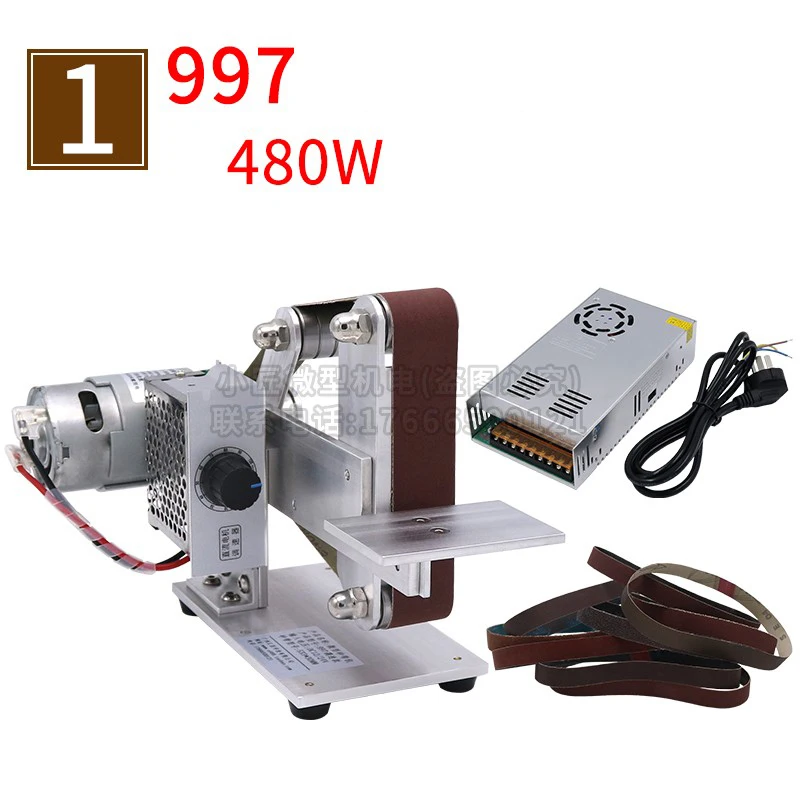 DIY mini abrasive belt machine small sharpening blade type 895 mini ...