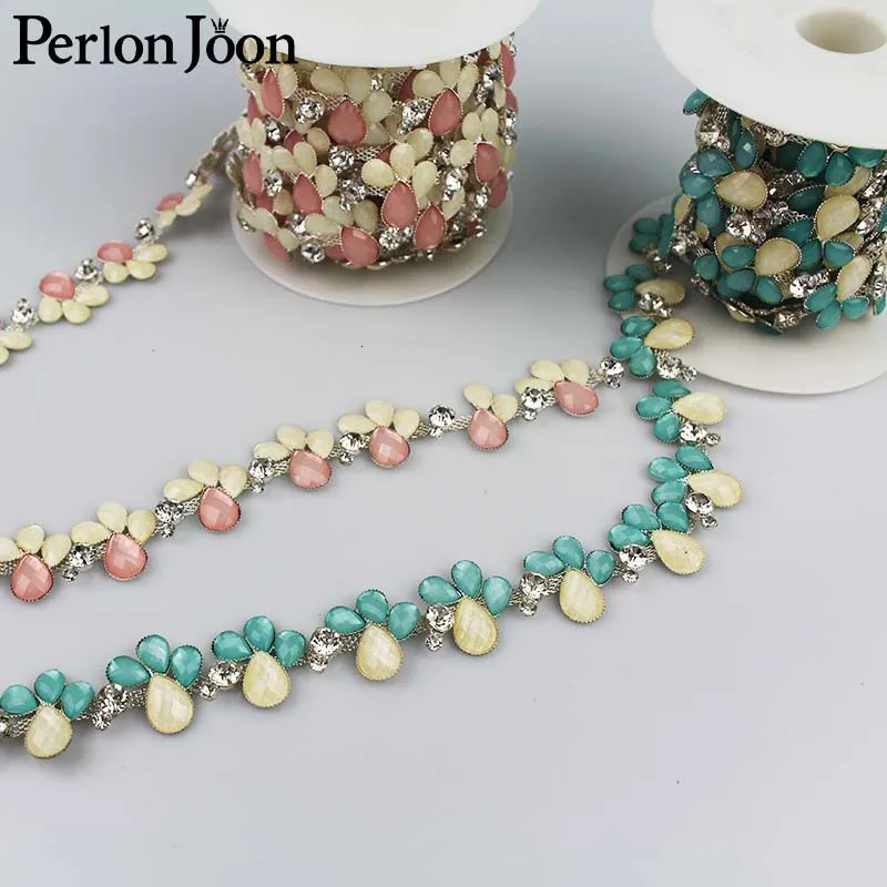 1 ярд, Летний стиль, стразы в форме ананаса, отделка, Желейная смола ...