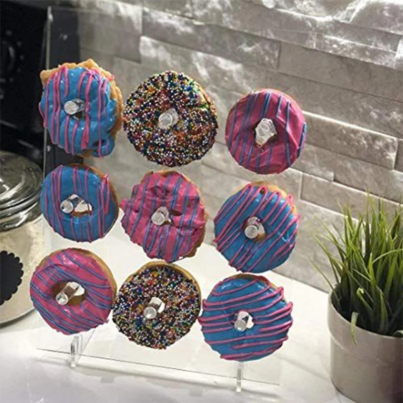 Donut Wall Acrylic Donut Holds Donut Birthday Decoration Candy Sweet ...