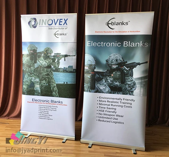 Electronic Standing Banners
