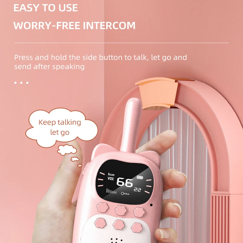 2pc/box Original Kids Walkie Talkie - Gifts for idea