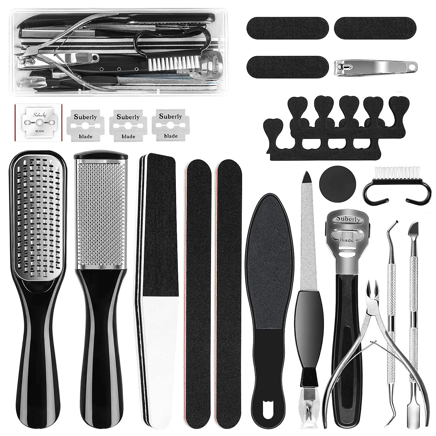 Pedicure Kit 23 In 1 Stainless Steel Professional Pedicure Tools Set ...