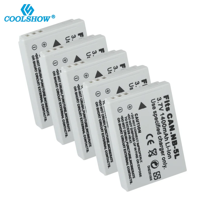 NB 5L NB5L NB-5L Battery for Canon IXUS 800 IS 850 900 TI 950 960 970 ...