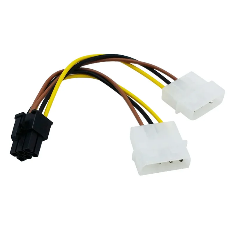 Adaptador de Cable de fuente de alimentación para PC, conector de tarjeta de vídeo, 2x4 pines ...