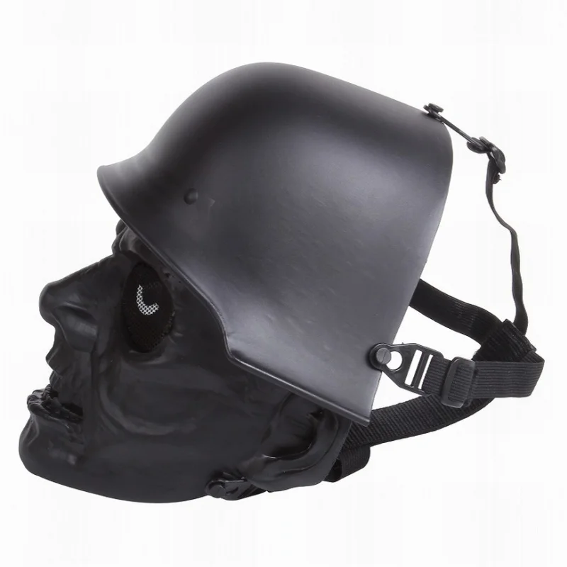 Halloween Zombie Soldier Skull Tactical Military Army Scary Full Face ...
