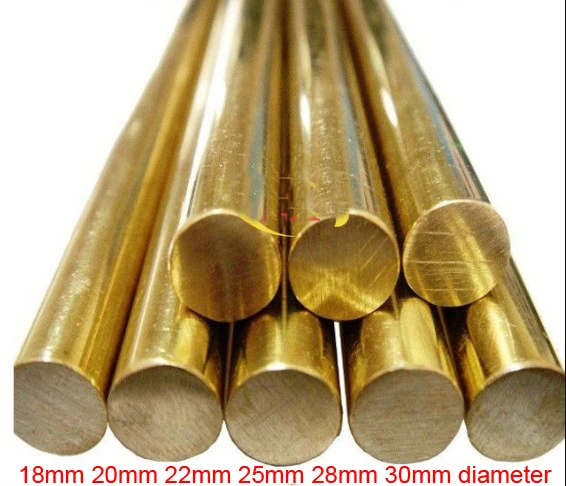 18mm-20mm-22mm-25mm-28mm-30mm-diameter-brass-Stick-copper-yellow-brass ...
