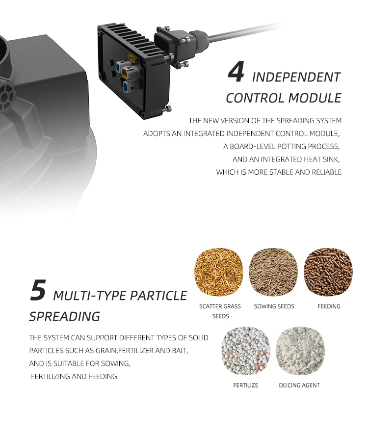 EFT Spreader System V2.0 - EPS220 EPS240 20L 20KG 40L 40KG Farm Drone ...