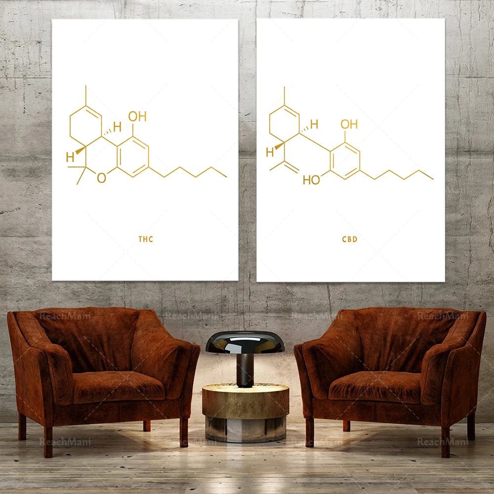 Thc Molecule Art