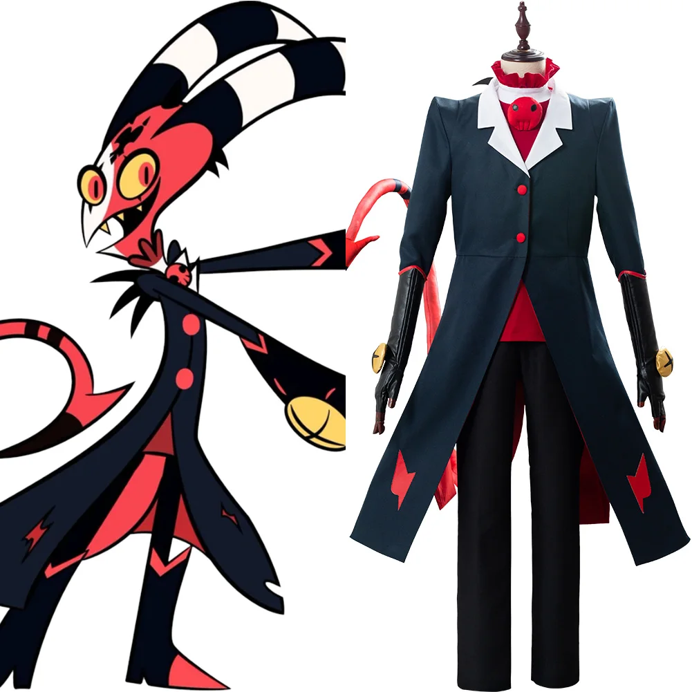 Helluva Boss Blitzo Moxxie Cosplay Costume Hazbin Hotel Halloween My