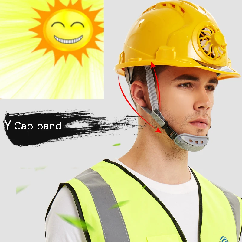Summer-Safety-Helmet-Solar-Fan-Helmet-ABS-Material-Work-Anti-mite ...