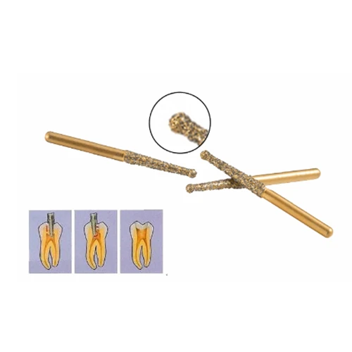 10pcs/set Dental Diamond Burs Endodontic Endo Access Bur Open Plup Burs ...