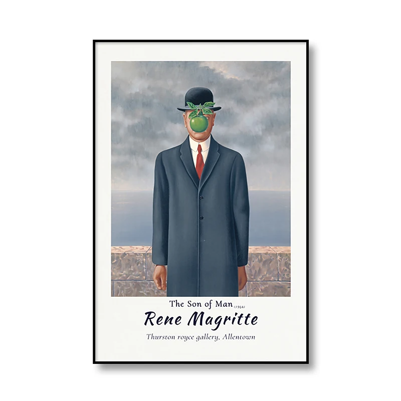 Rene Magritte The Son Of Man