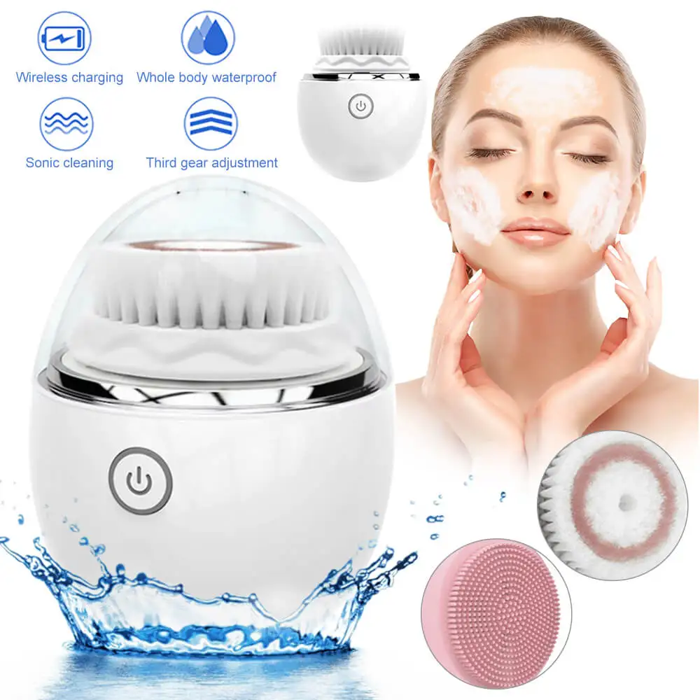 Electric-Facial-Cleaning-Brush-Skin-Care-Pore-Cleaner-Rotating ...