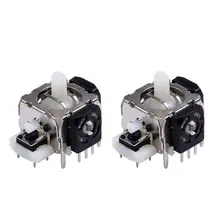 2PC New Replacement 3D Analog Button Joystick for Xbox-360 Wireless ...