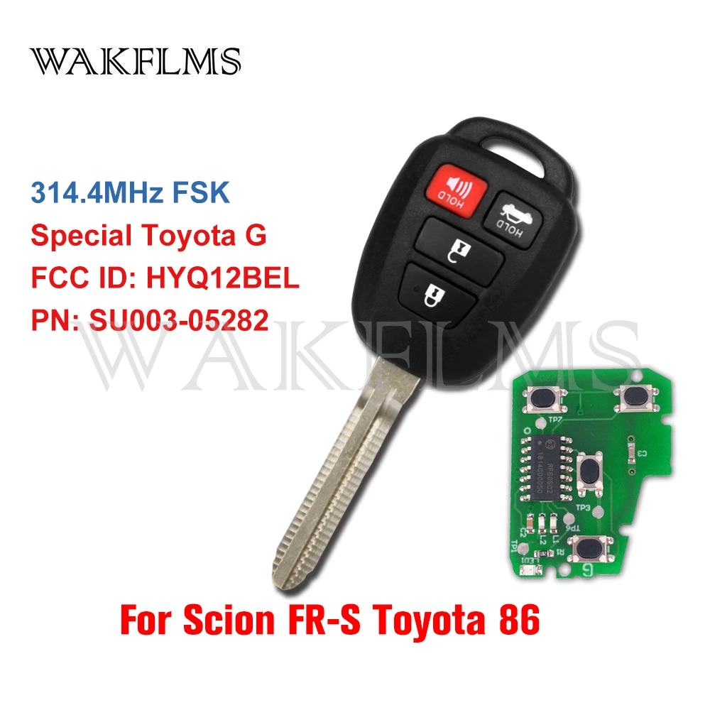 Toyota 86 Car Key