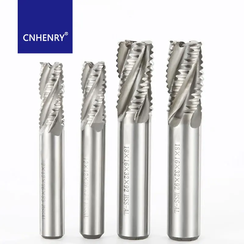 Hss Voorbewerken Frees 4 Fluit 6Mm Tot 36Mm End Mill Spiral Router Bit ...