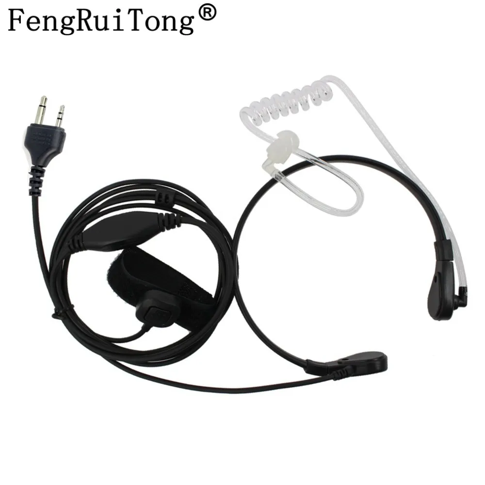 Military-Throat-Microphone-Headset-Earpiece-Mic-PTT-for-Midland-Two-Way ...
