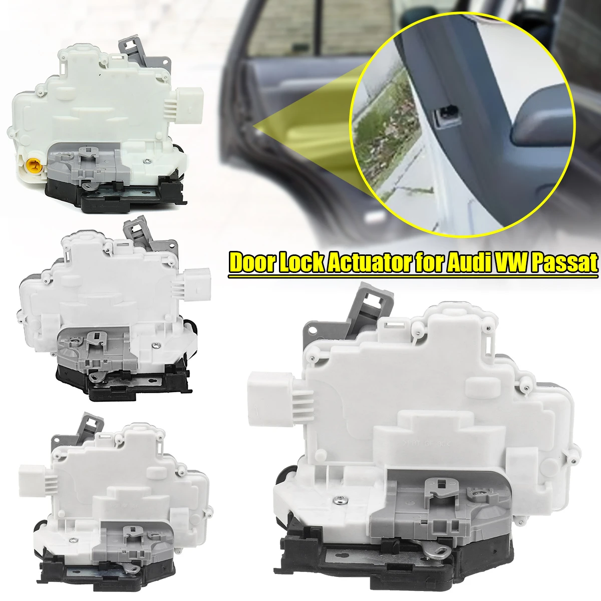 Right Hand Drive Door Lock Actuator For Vw for Audi q3 q5 q7 A4 B8 b6 ...