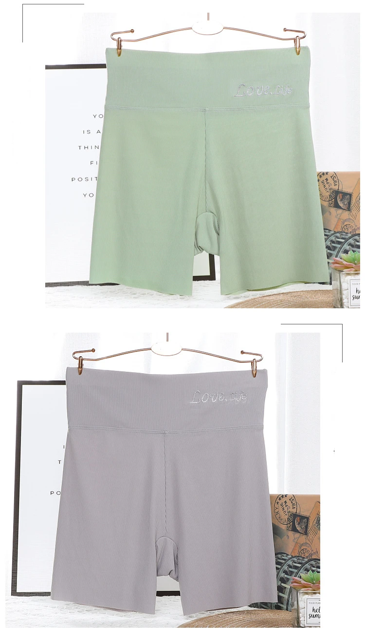 Sous-vêtement,Boxer d'été grande taille en soie glacée pour femmes ...