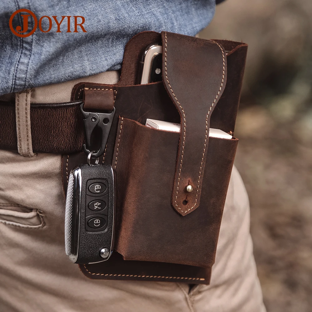 Mobile Phone Cover Case Holder | Waist Bag Mens Genuine Leather ...