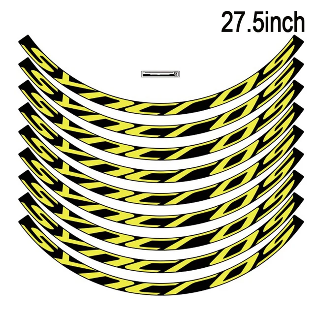 READU 9Pcs Mountain bike SYNCROS wheel set sticker mtb bicycle decals ...