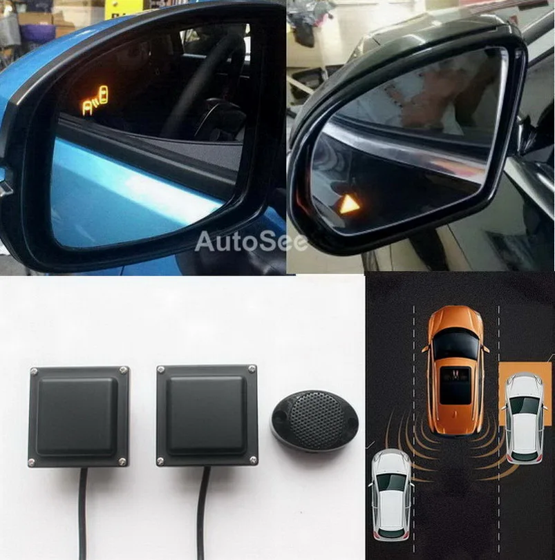 For Porsche Cayenne Macan Panamera Car Bsd Bsm Blind Spot Detection ...
